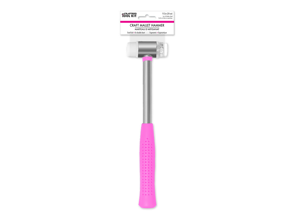 Crafter's Toolkit: Craft Tap-It Mallet Hammer Dual-End 24cm– Dollareh.ca